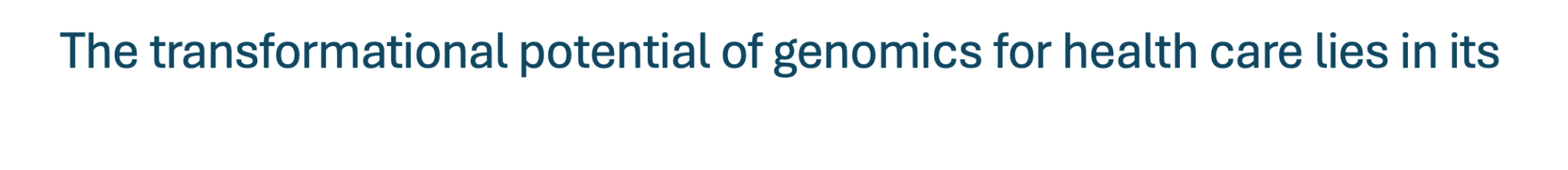 GENOMICS: HEARING HEALTHCARE’S MOST USEFUL NEW TOOL | Fuel Medical Group